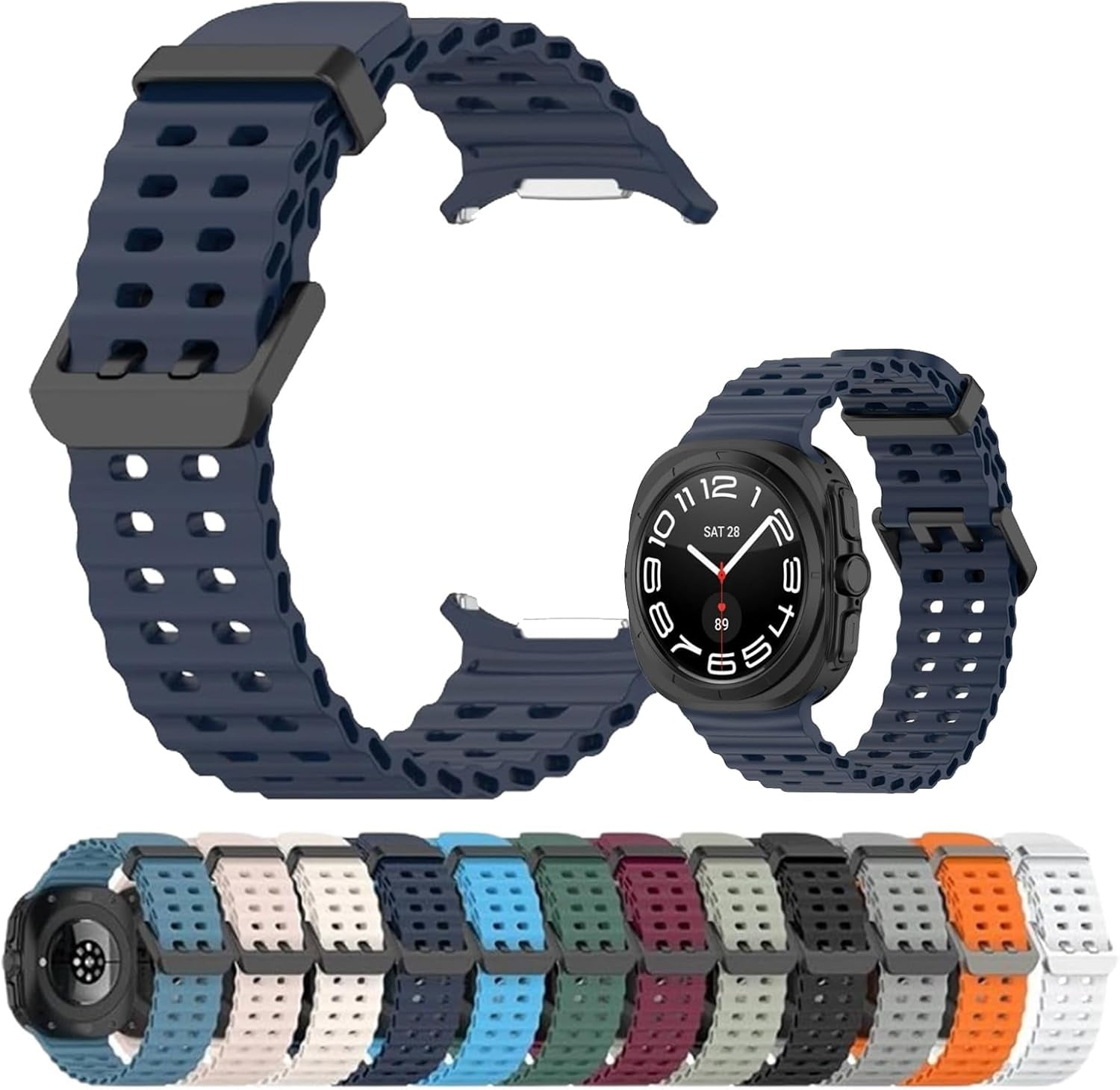 KOMI Compatible with Samsung Galaxy Watch 7 Ultra 47mm Band (2024 ...