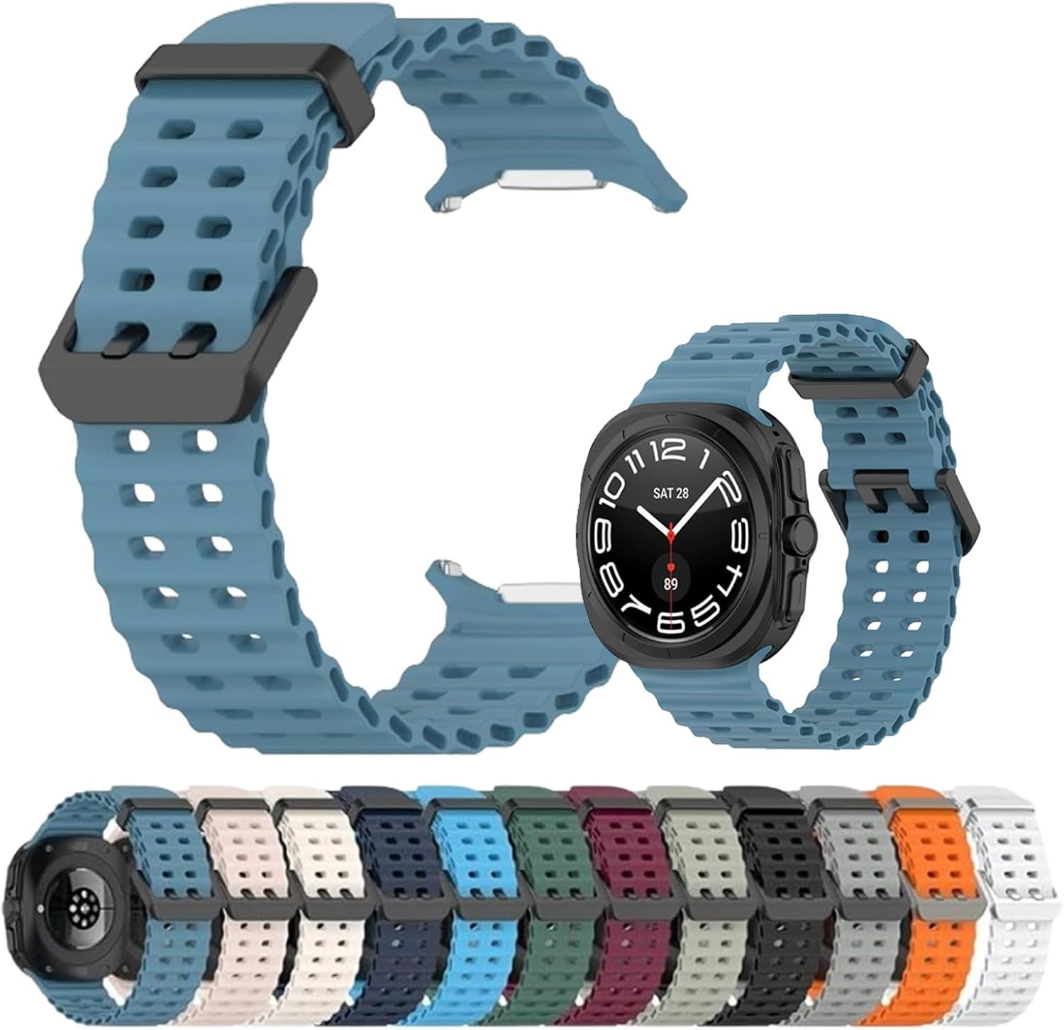 KOMI Compatible with Samsung Galaxy Watch 7 Ultra 47mm Band (2024 ...