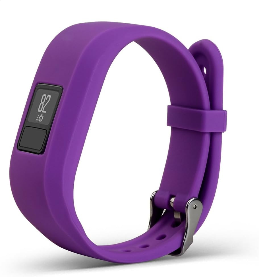 KOMI Compatible with Vivofit 3 Bands - Silicone Replacement Sport Band with Plastic Clasps ...