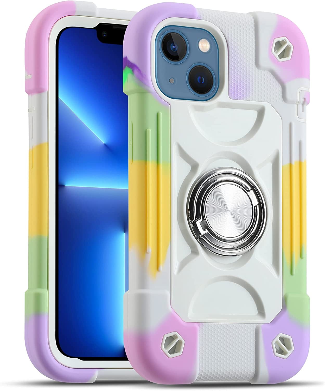 KOMI Compatible withiPhone 14 Pro Max Case 6.7 Inch with Built-in 360 ...