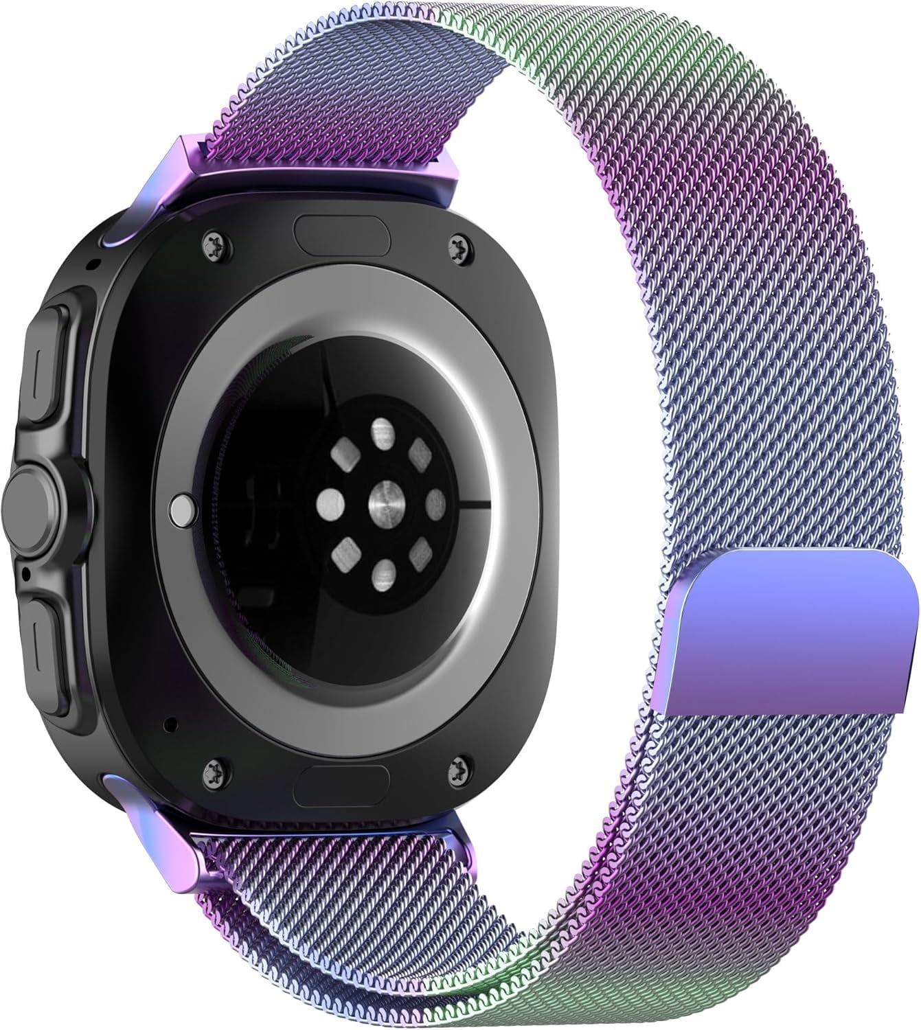 KOMI Galaxy Watch Ultra Bands,Stainless Steel Mesh Loop Magnetic Clasp ...