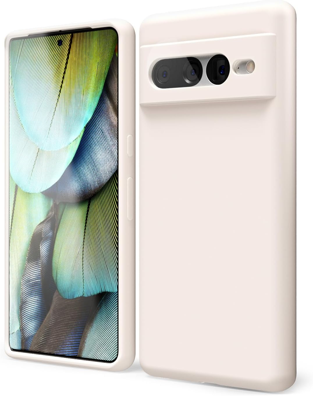 KOMI for Google Pixel 7 Pro Phone Case Liquid Silicone, Cute Thin Slim ...