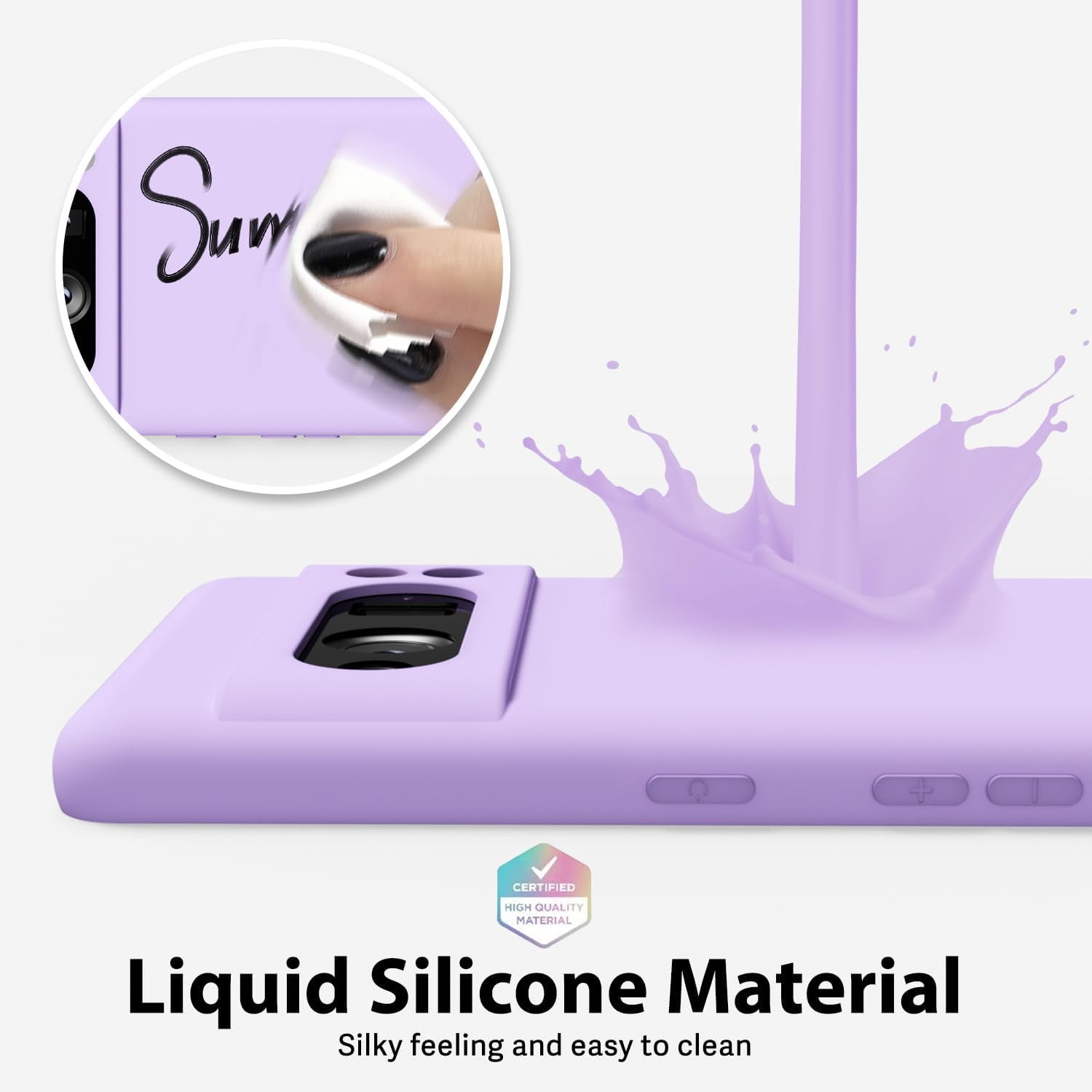 KOMI for Google Pixel 7 Pro Phone Case Liquid Silicone, Cute Thin Slim ...