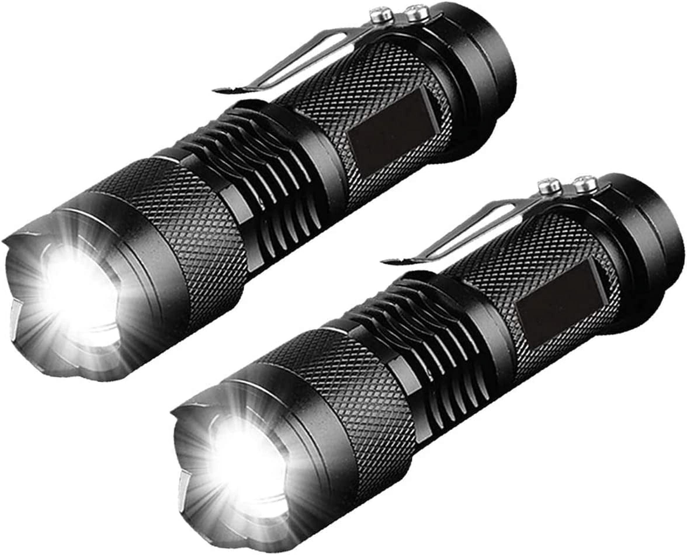 KOMI LED Torch,2 Packs of Mini LED Flashlights,Super Bright 350 Lumens ...
