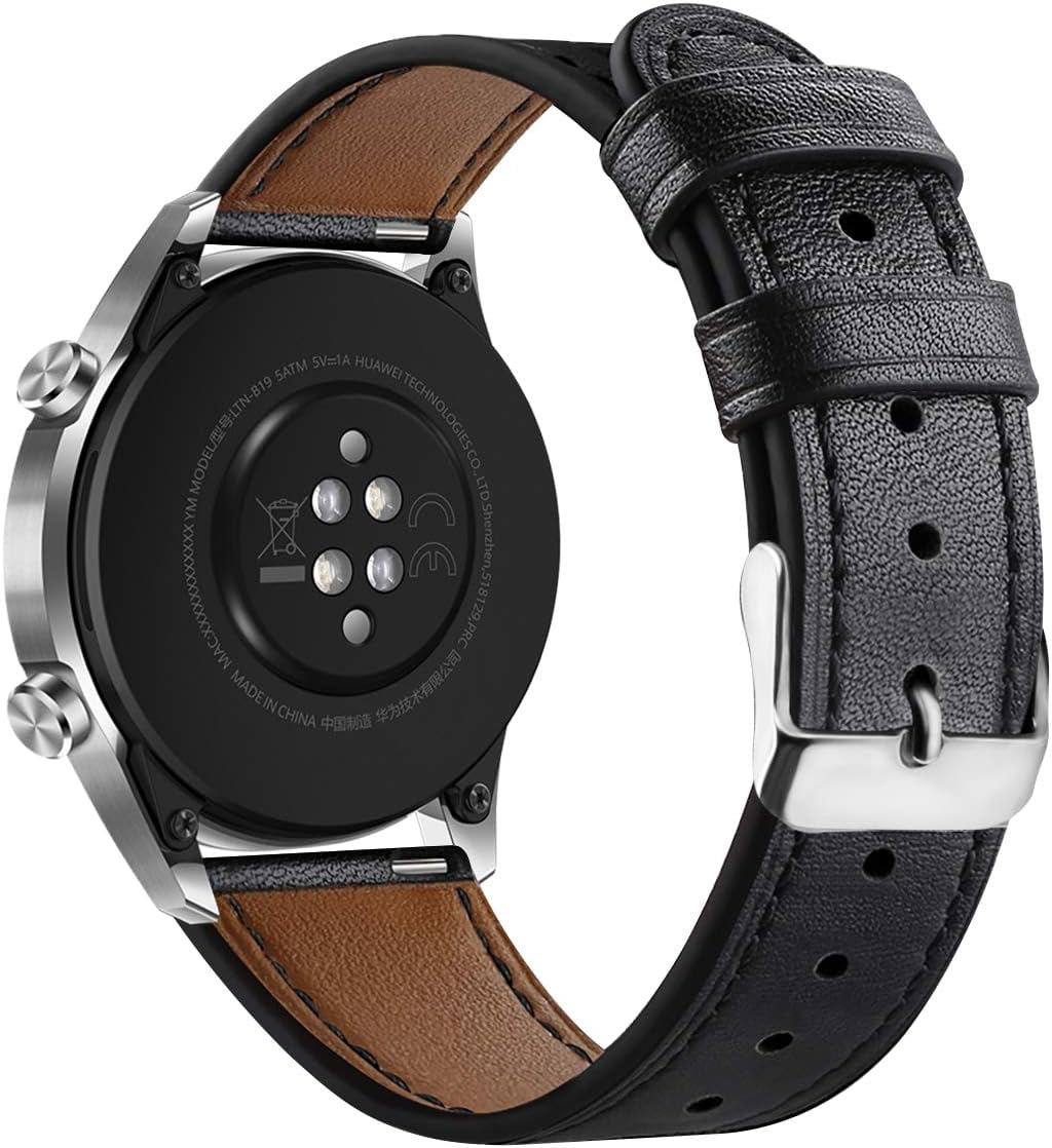 KOMI Leather Watch Straps, 18mm Quick Release Genuine Leather Watch ...