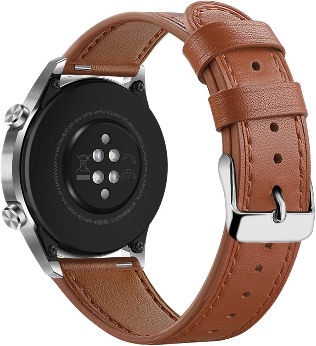 KOMI Leather Watch Straps, 22mm Quick Release Genuine Leather Watch ...