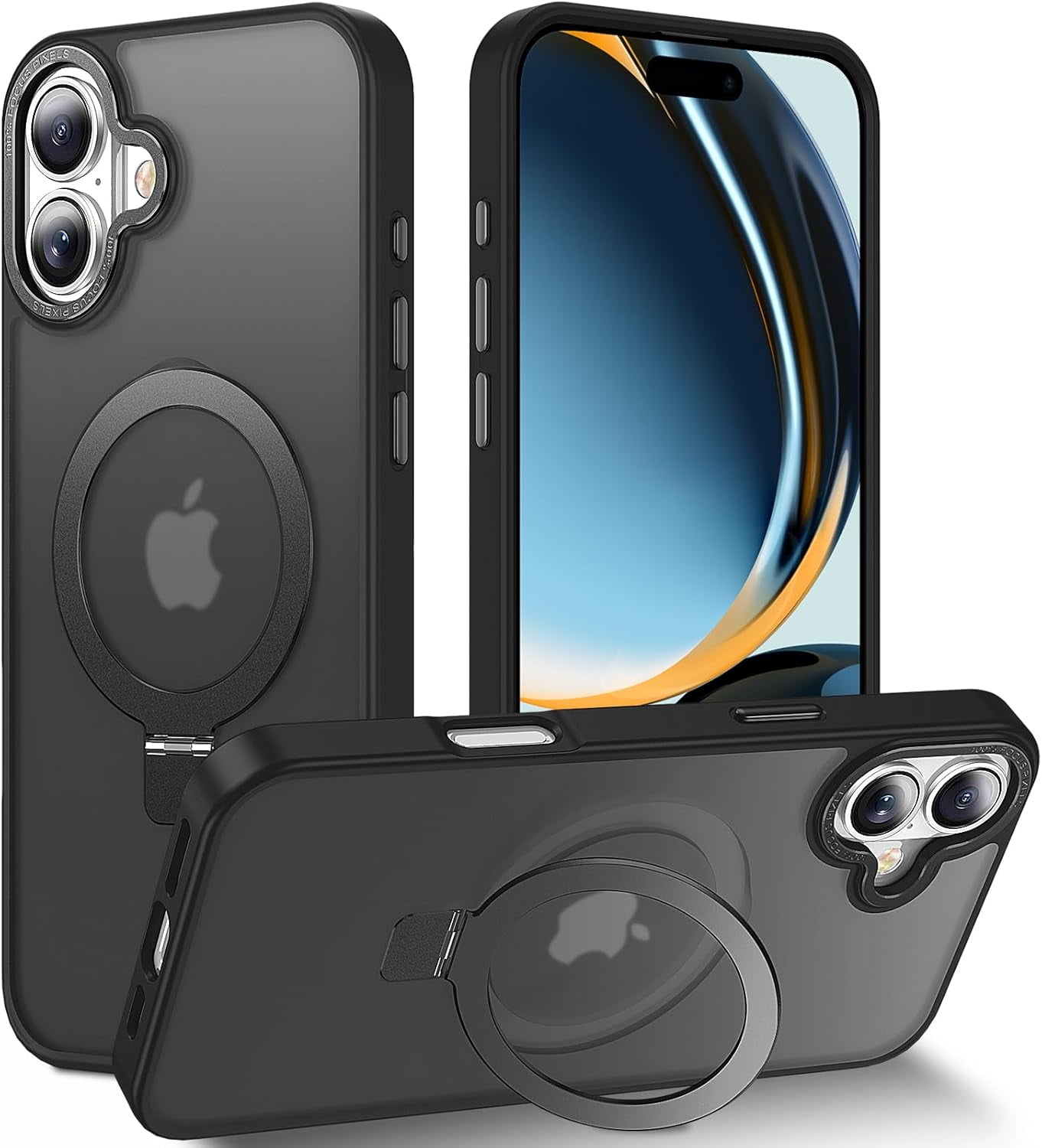 KOMI Magnetic for iPhone 16 Case with Invisible Stand, [10 FT Drop ...