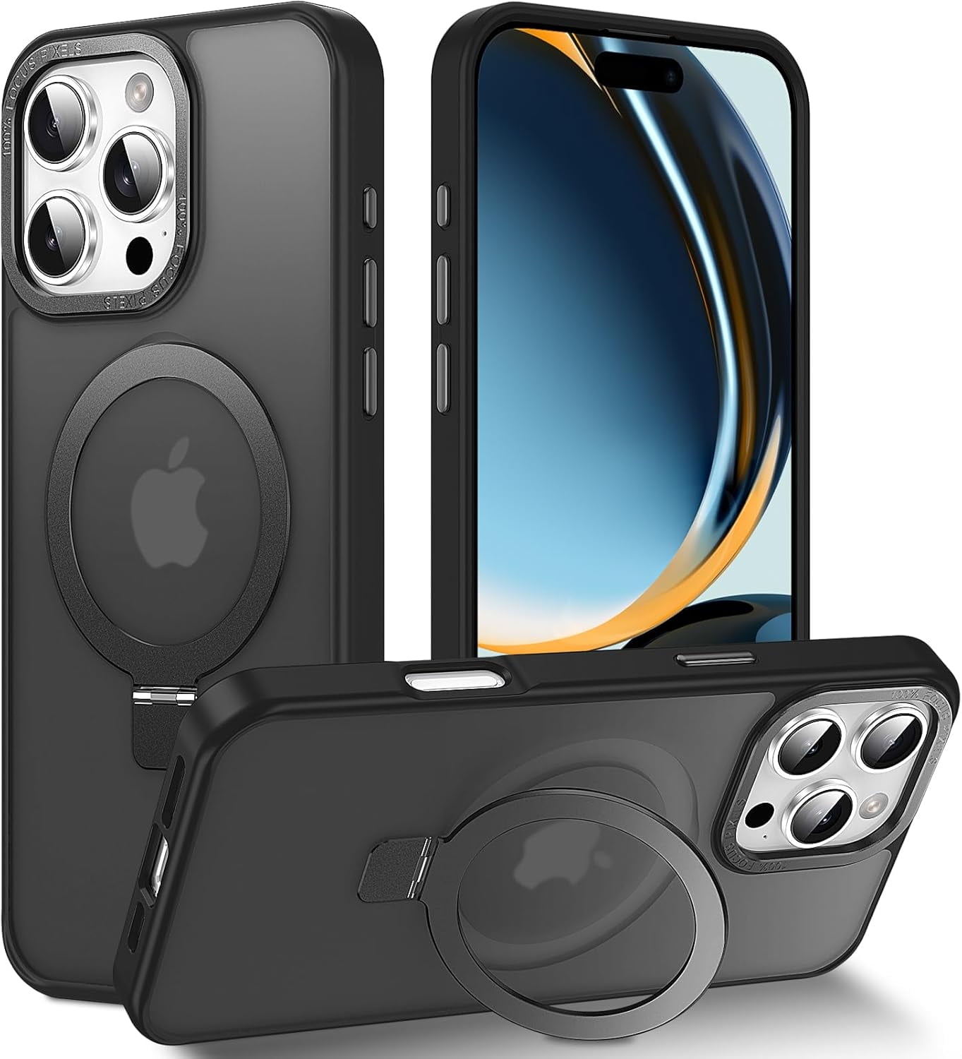 KOMI Magnetic for iPhone 16 Pro Max Case with Invisible Stand, [10 FT ...