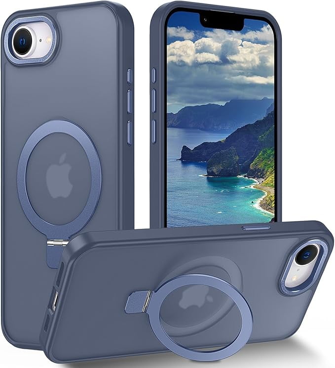 KOMI Magnetic for iPhone 16e Case with Invisible Stand, [10 FT Drop ...