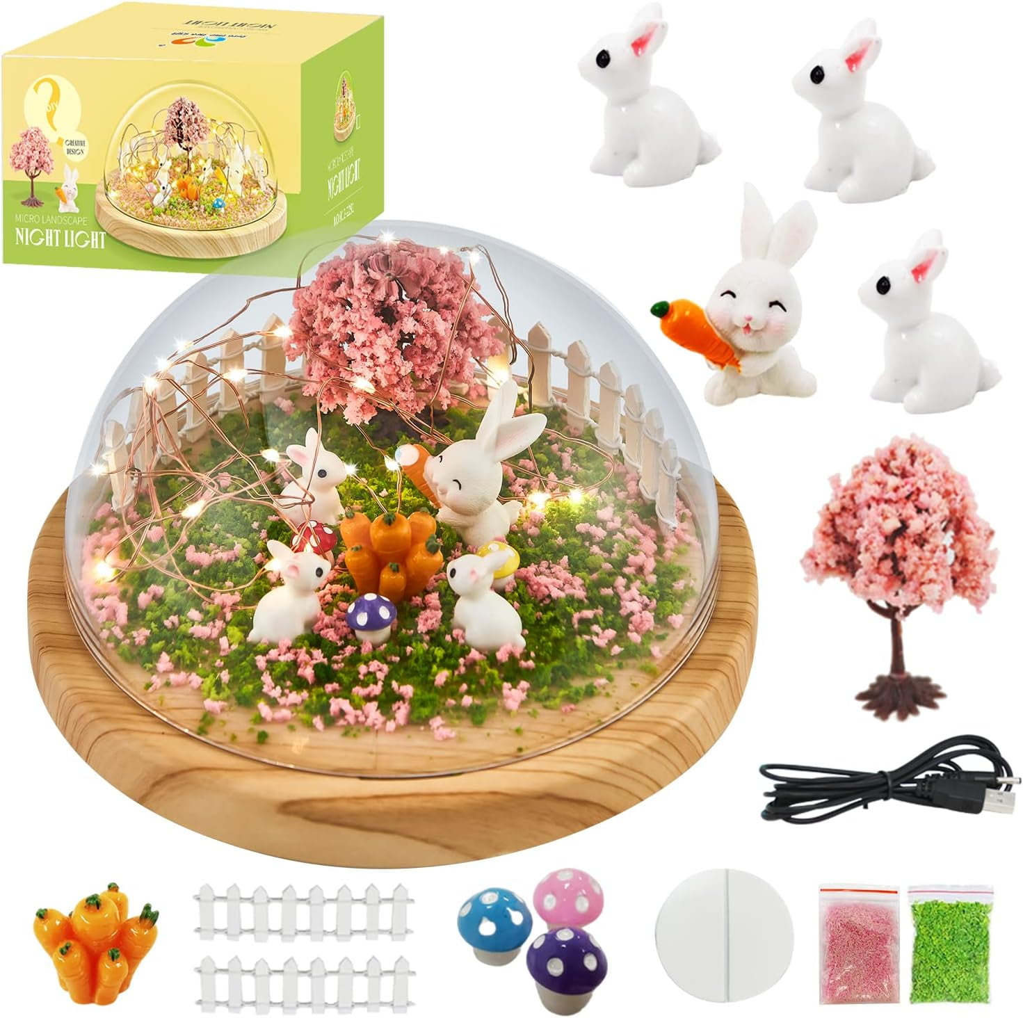 KOMI Make Your Own Night Light with Music, Unicorn DIY Kits for Girls ...