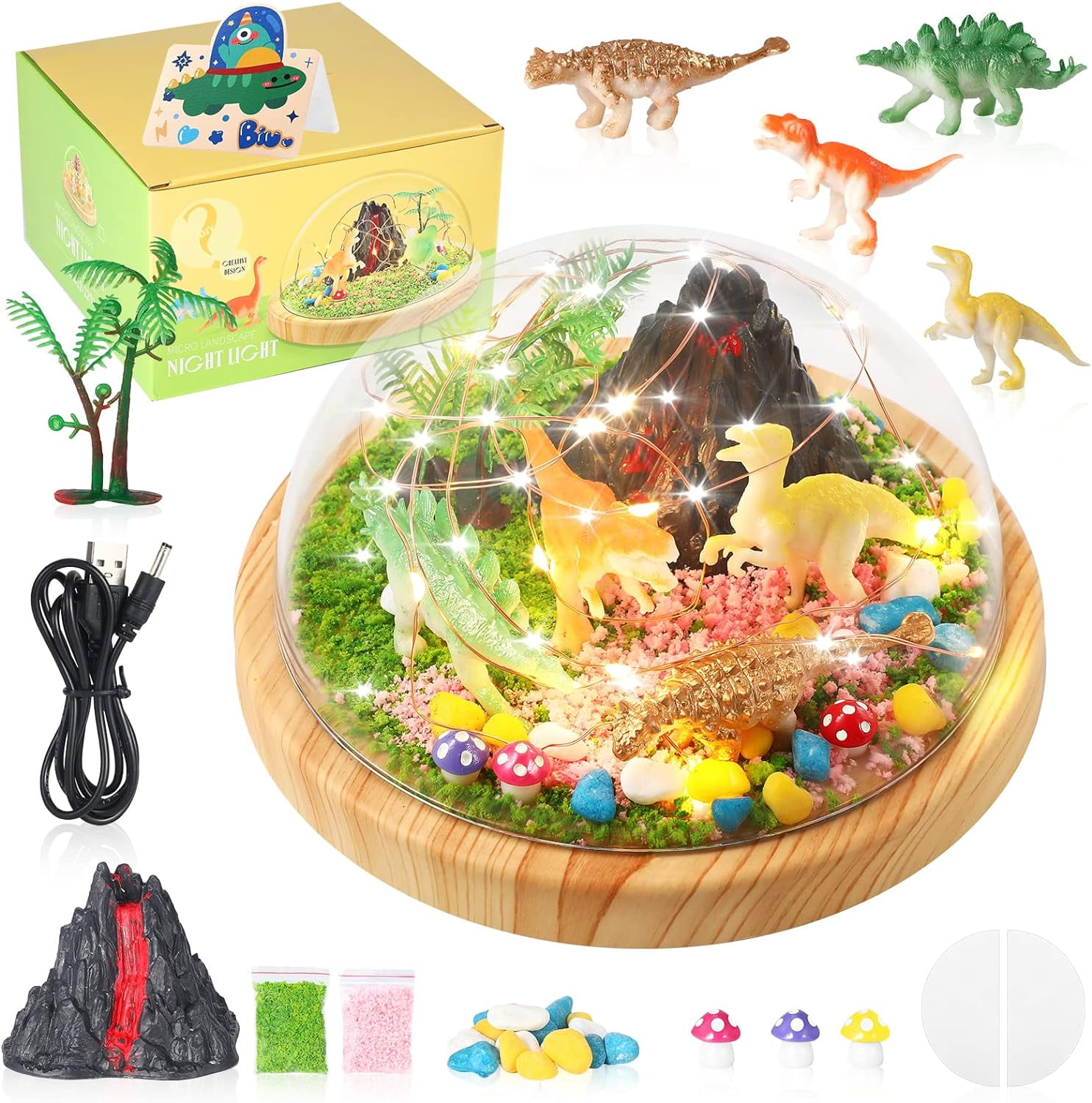 KOMI Make Your Own Night Light ,Rabbit DIY Kits,Bunny Toys for Kids ...