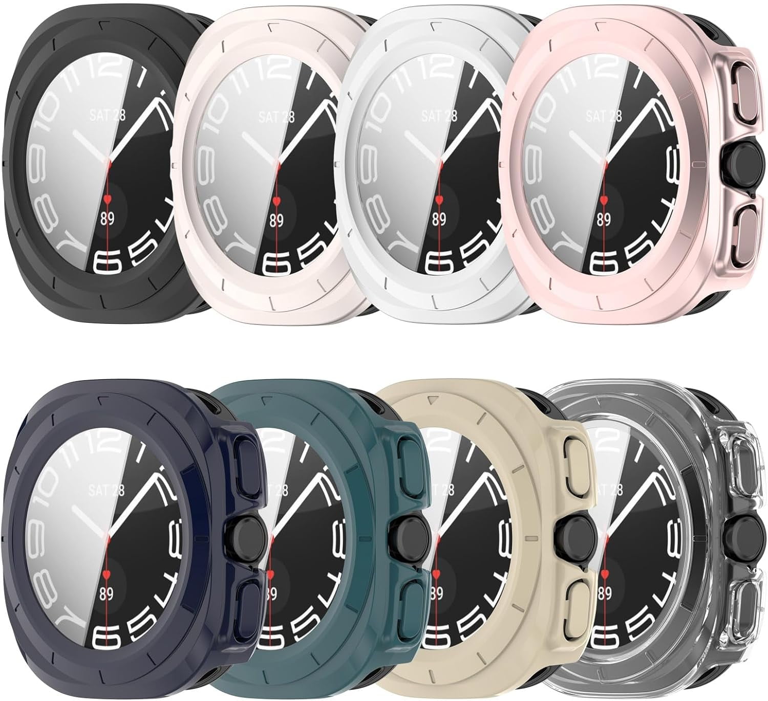 KOMI Case Covers for Samsung Galaxy Watch 7 Ultra 47mm with Built-in ...