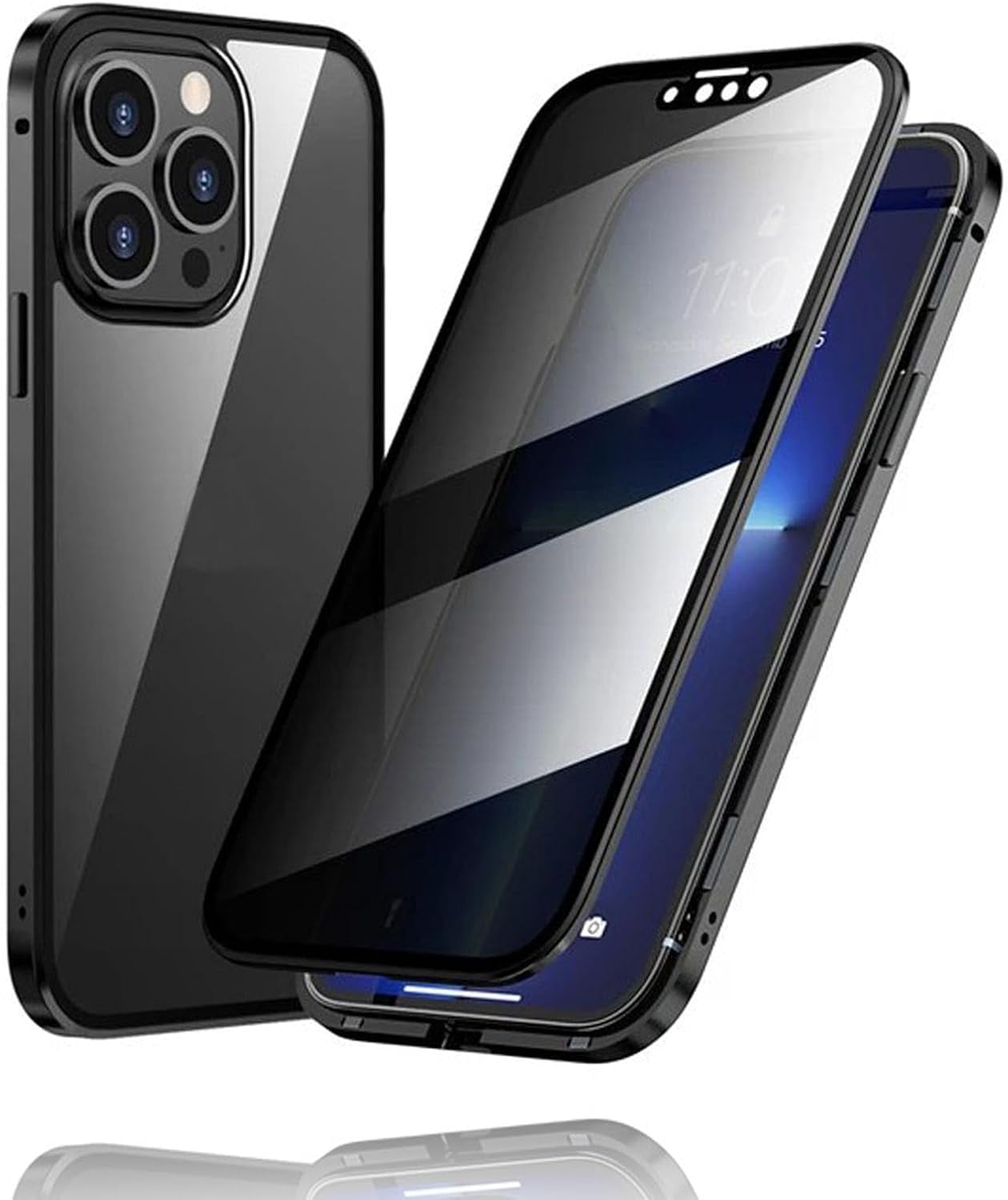 KOMI Phone Privacy Case with Privacy Screen Protector, 360 Degree Front ...