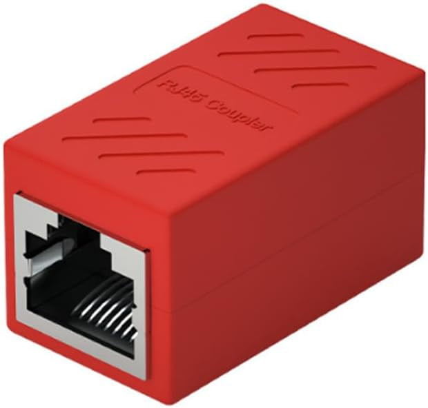 KOMI RJ45 Ethernet Splitter Adapter,Ethernet Cable Splitter,Through ...