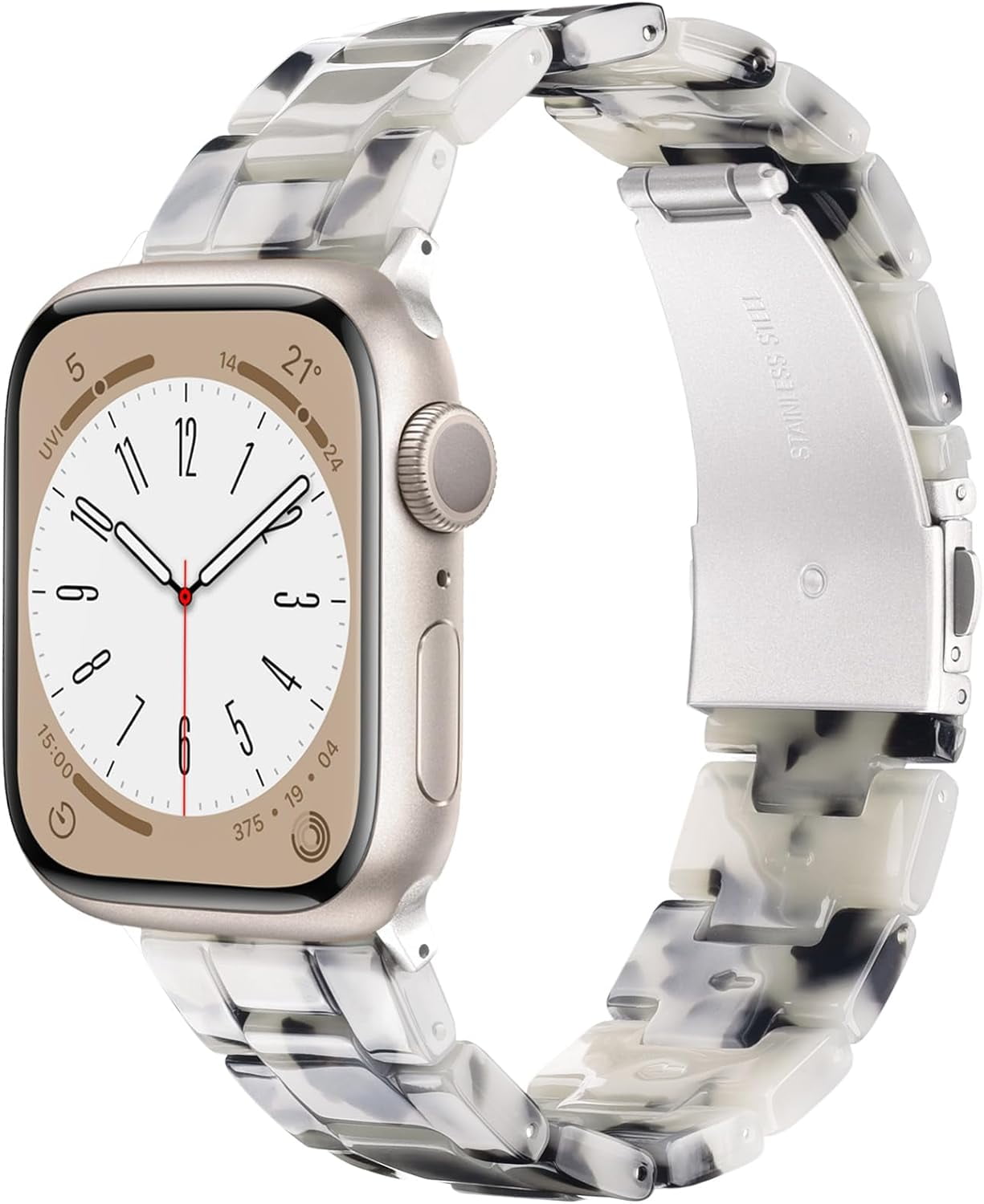 KOMI Resin Band Compatible with Series 7/8/9 Apple Watch Bands 41mm ...