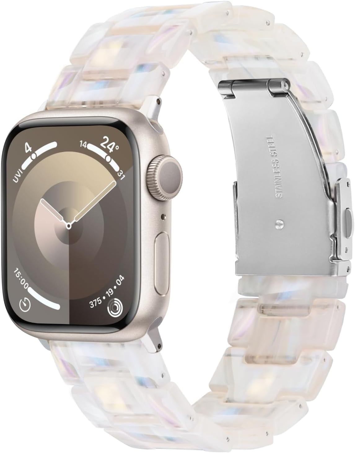 KOMI Resin Band Compatible with Series 7/8/9 Apple Watch Bands 41mm ...