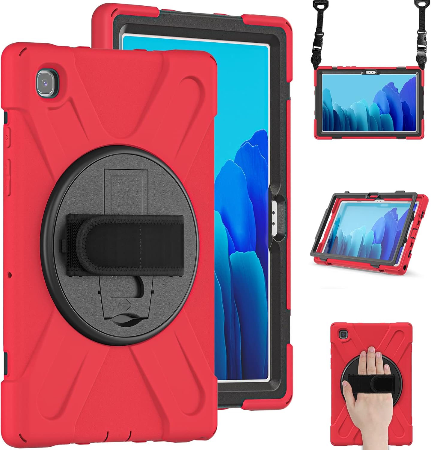 KOMI Rugged Case for Samsung Galaxy Tab A7 10.4" 2022/2020(SM-T500/T503/T505/T507/T509 ...