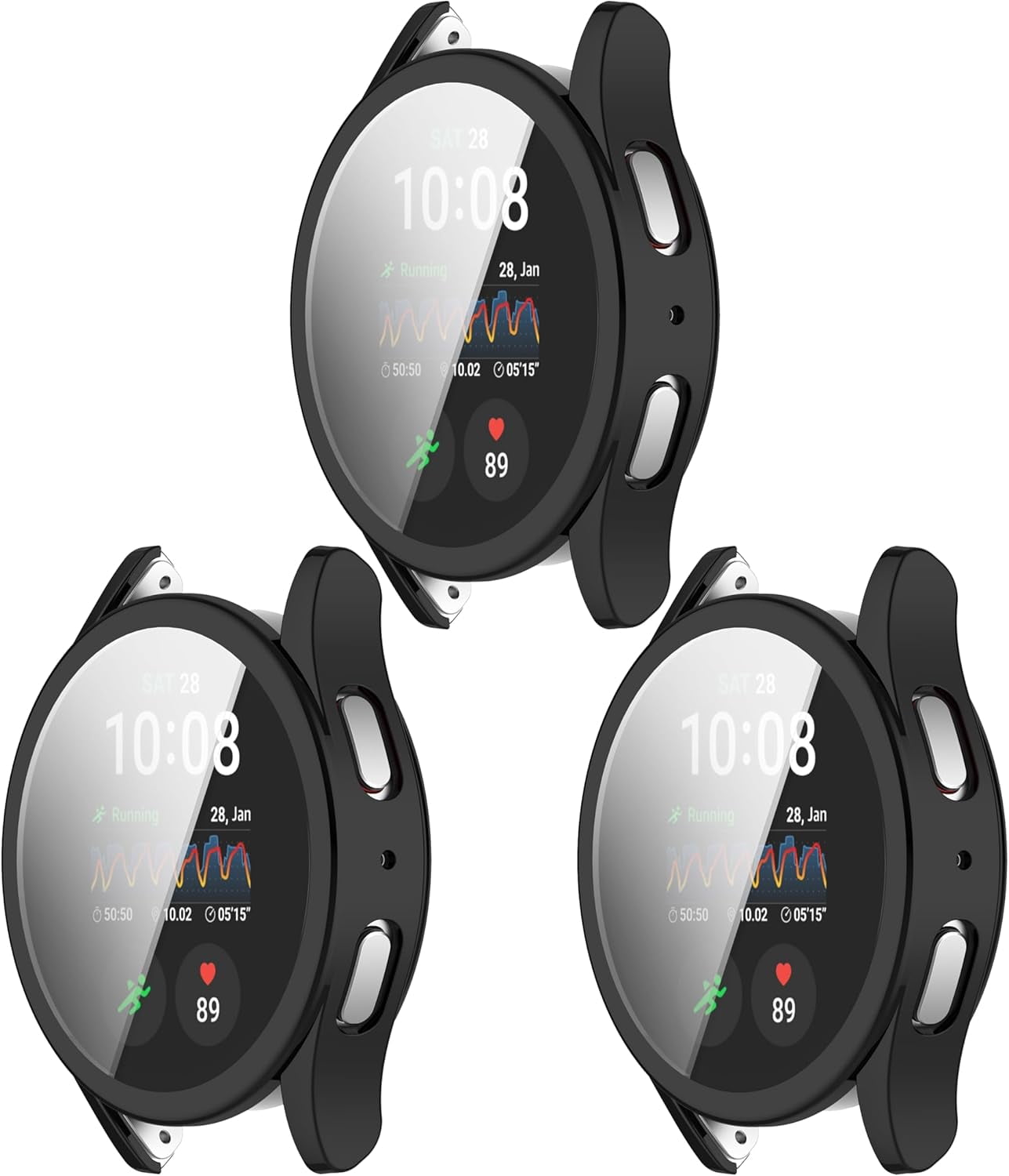 KOMI Screen Protector 3Pack Compatible with Samsung Galaxy Watch 7 44mm ...