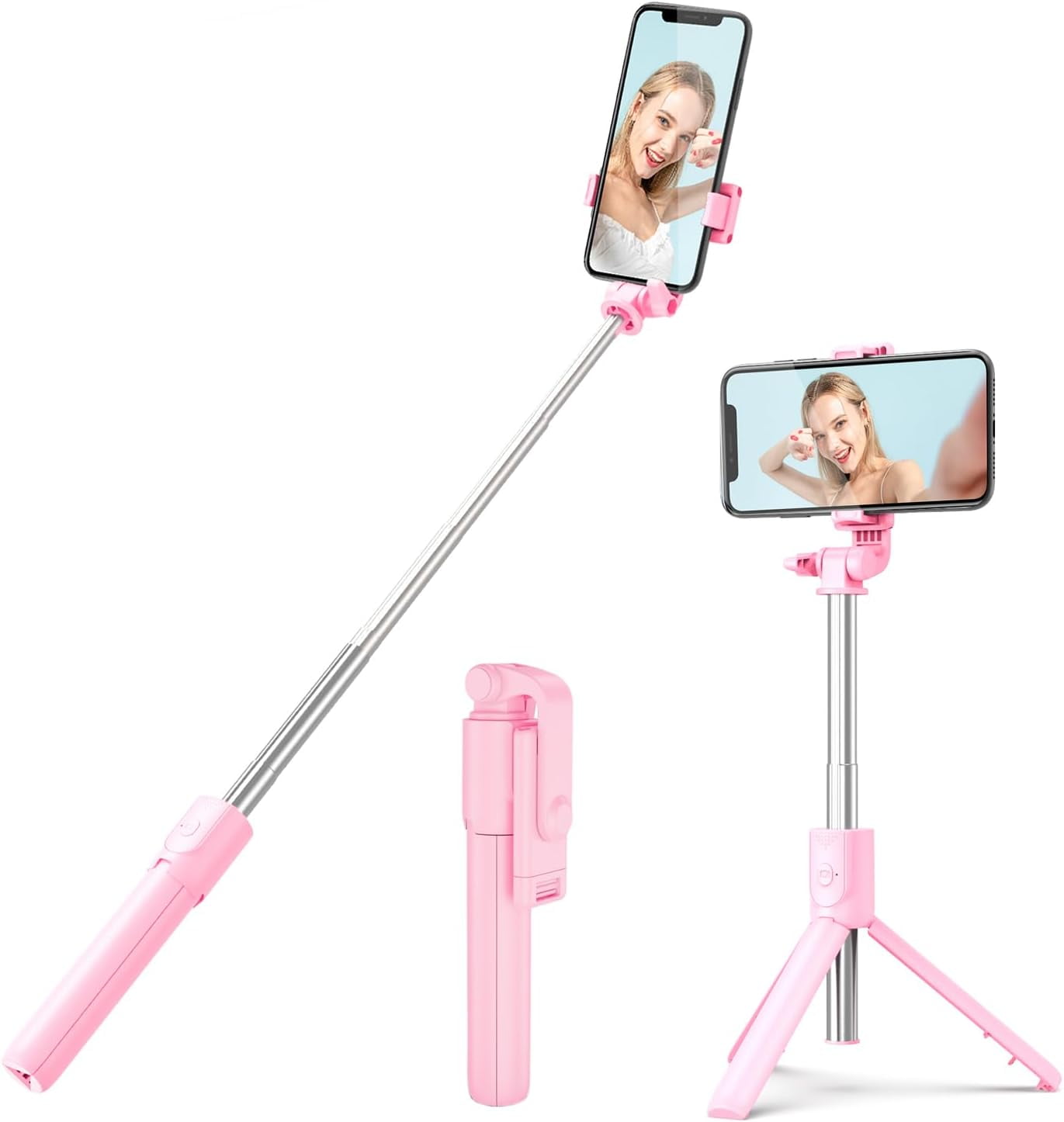 KOMI Selfie Stick, Extendable and Portable Stable Tripod Stand Holder ...