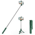 KOMI Selfie Stick Tripod with Fill Light, Extendable and Portable ...