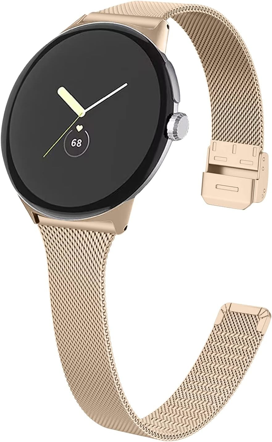 KOMI Slim Metal Bands for Google Pixel Watch 3/41mm, Watch 2 - Grids ...