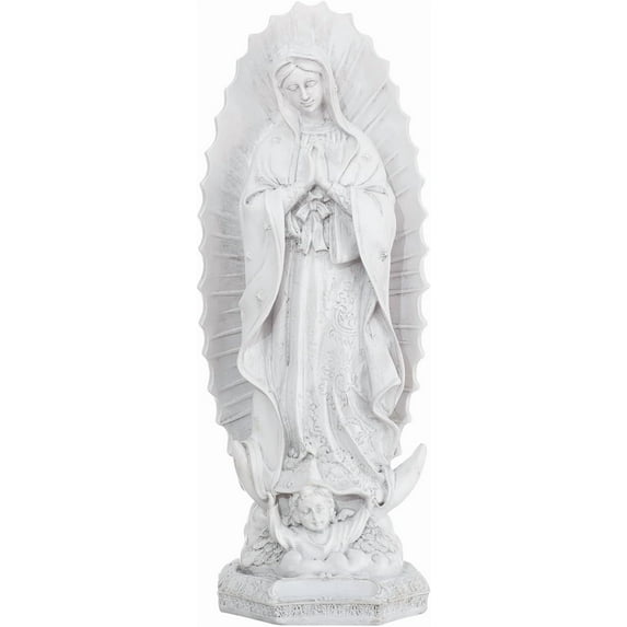 KOMI Virgen de Guadalupe Statue 12 Inch Resin Our Lady of Guadalupe ...