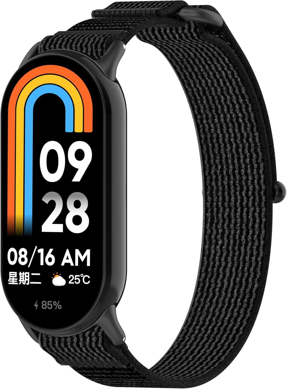 KOMI Woven Band Fit for Xiaomi Smart Band 8/8 NFC/9/9 NFC, Nylon Fabric ...