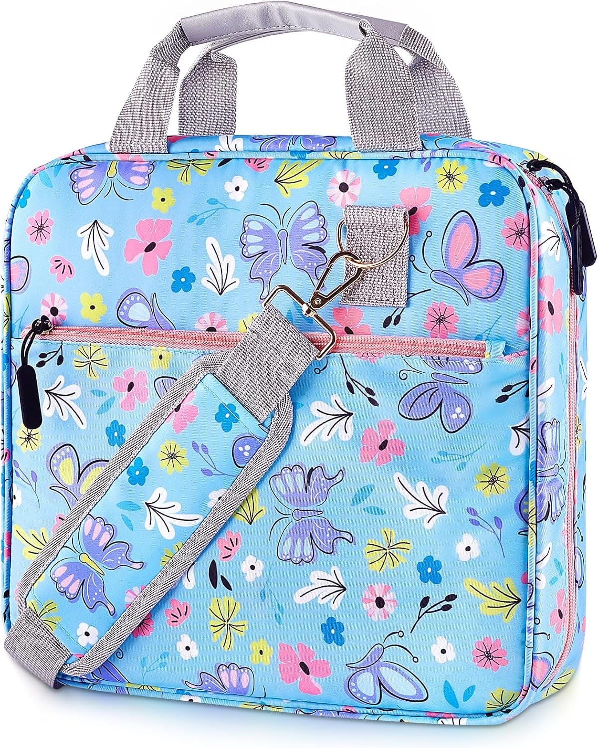 KOMI Zipper Binder, 2 inch 3 Ring Binder with Zipper Cute Binder with ...