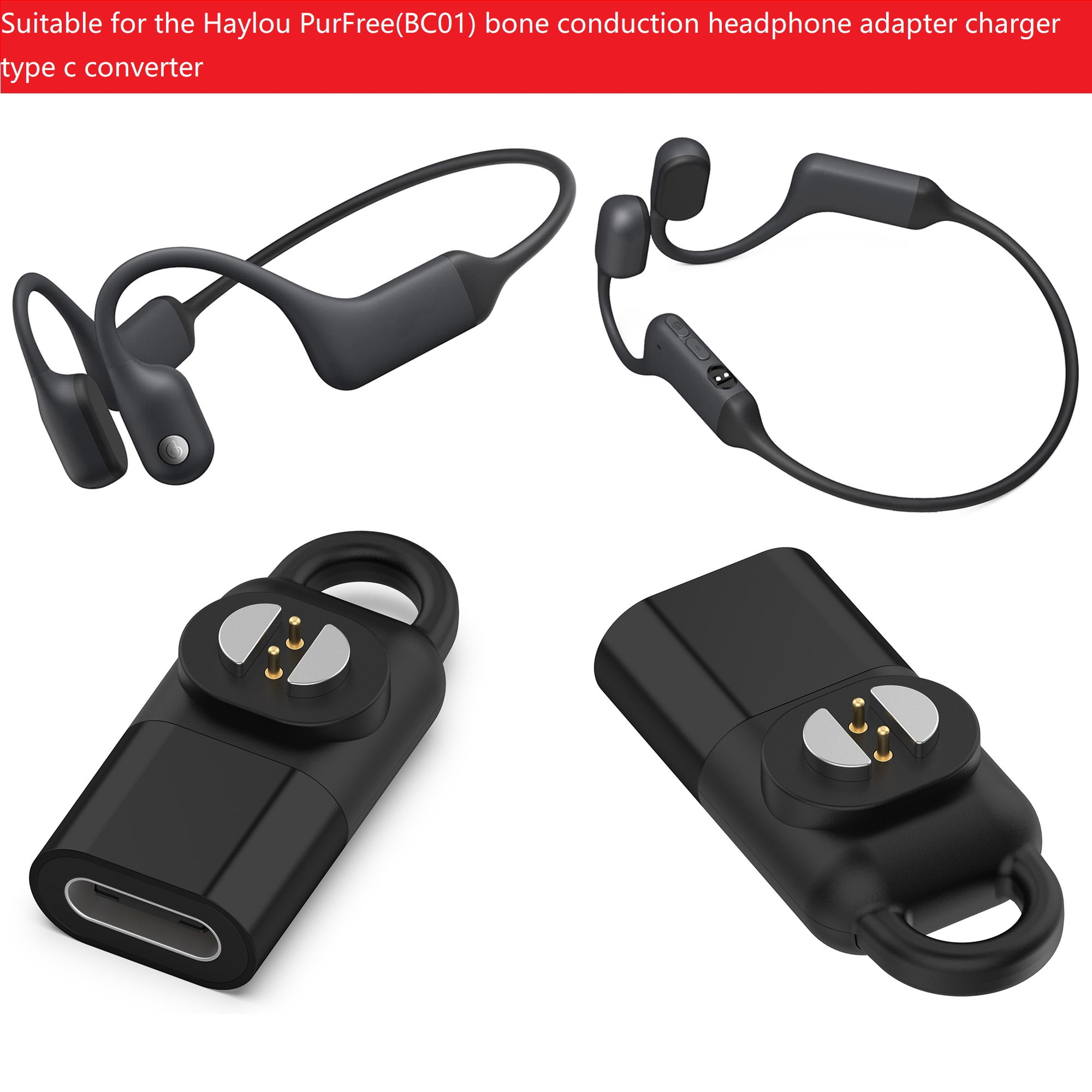 KOMI applies the Haylou PurFree(BC01) bone conduction headphone adapter ...