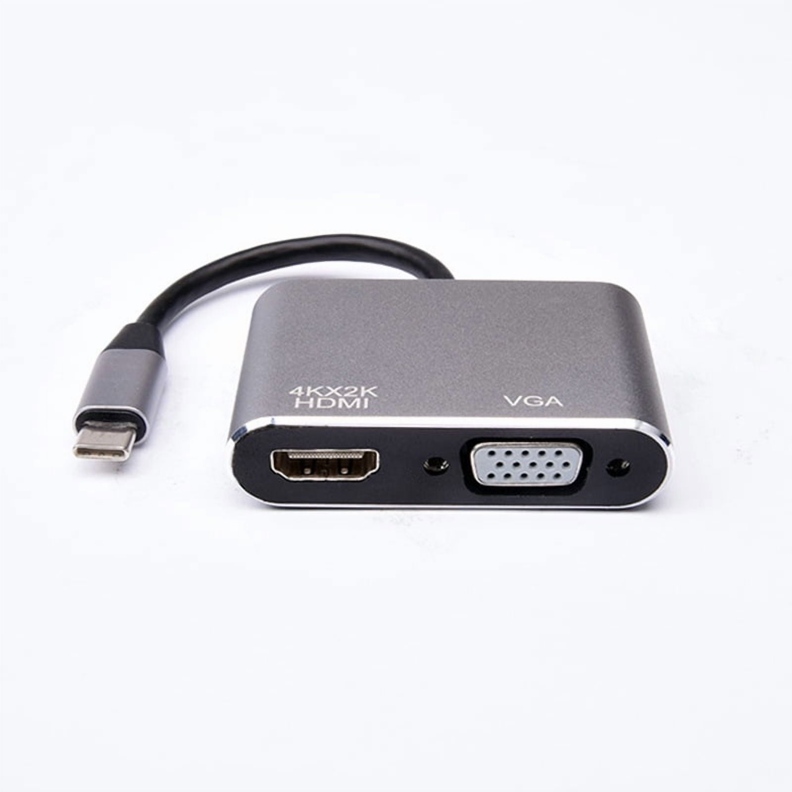 KOMI cross-border type-c To HDMI +VGA laptop extended projection screen ...