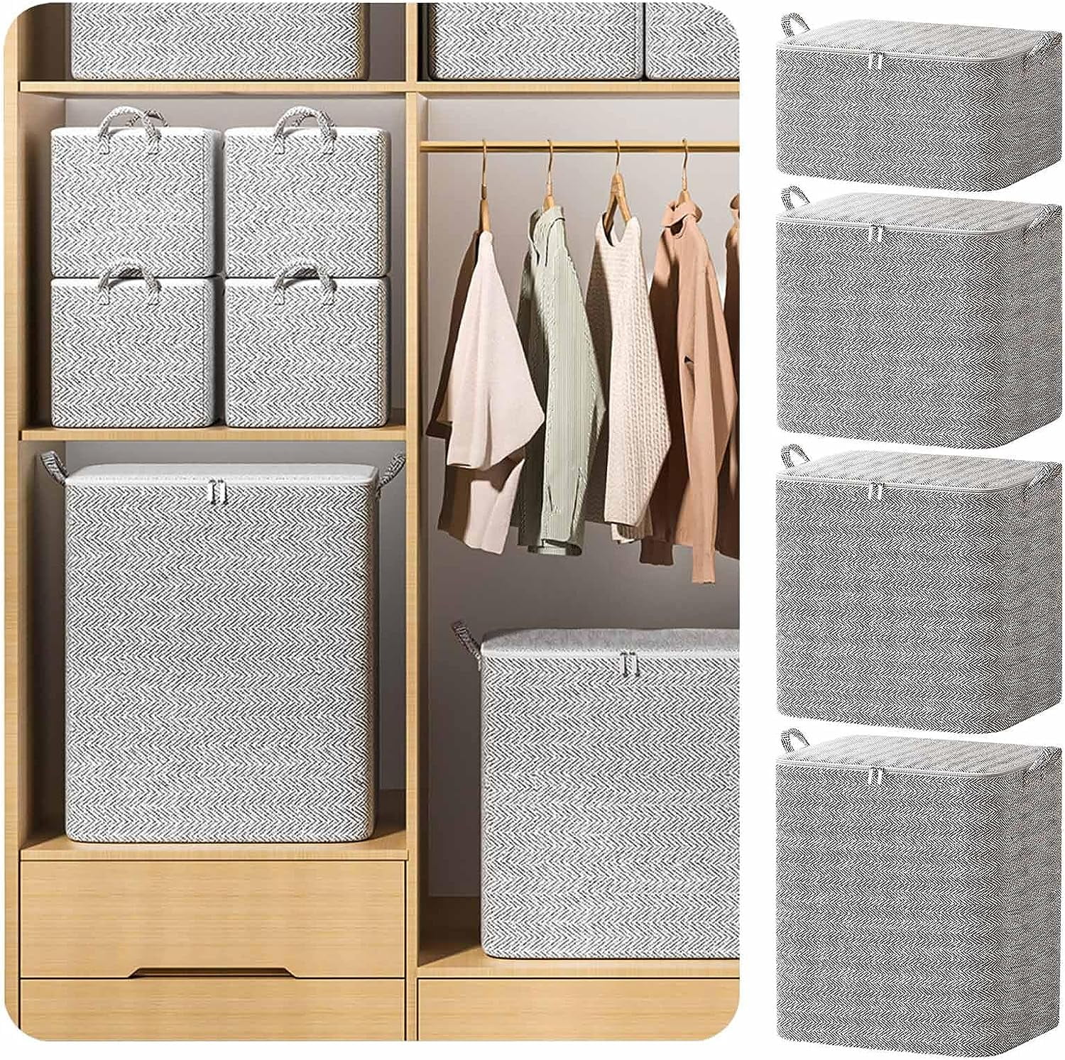 KOMMI Under Bed Storage Clothes Storage Bag Wardrobe Sorting Storage ...