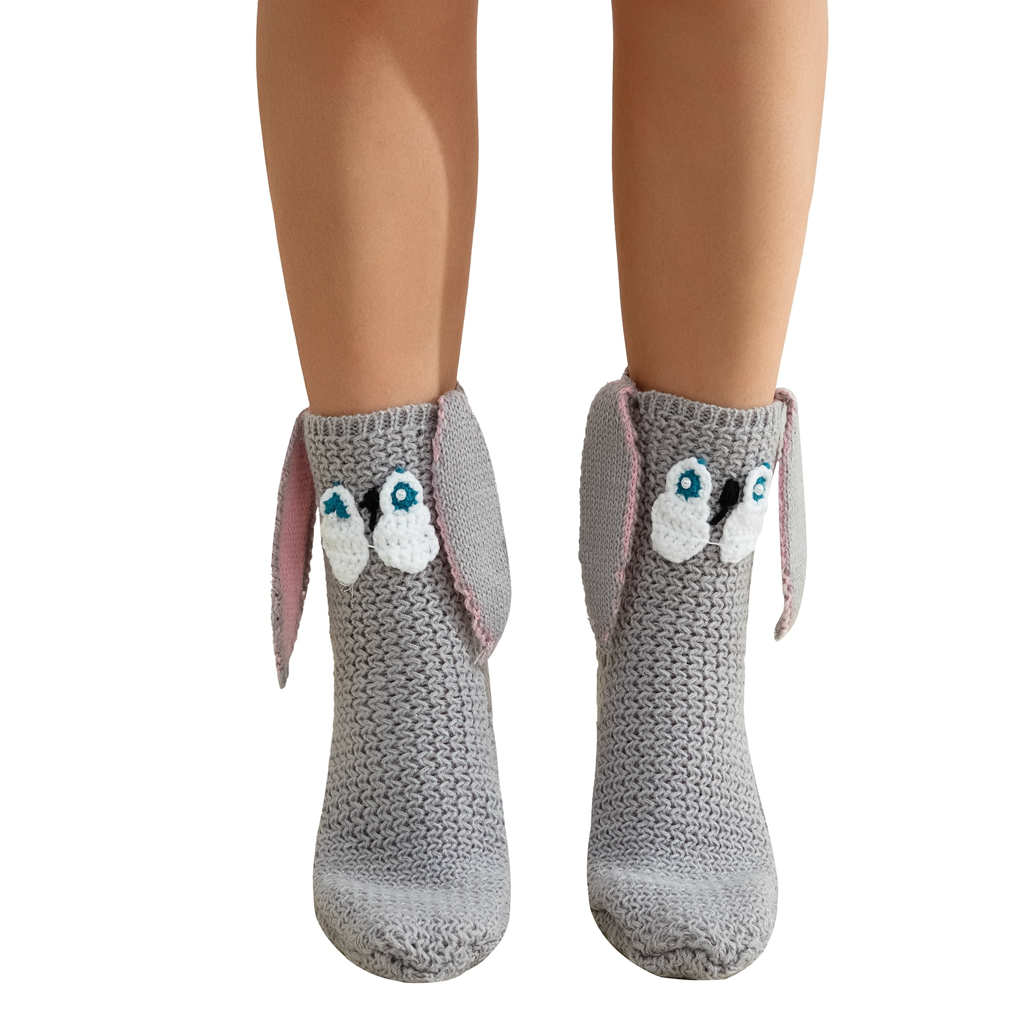 KOMOO Funny Animal Socks for Adult Child Knit Novelty Floor Socks ...