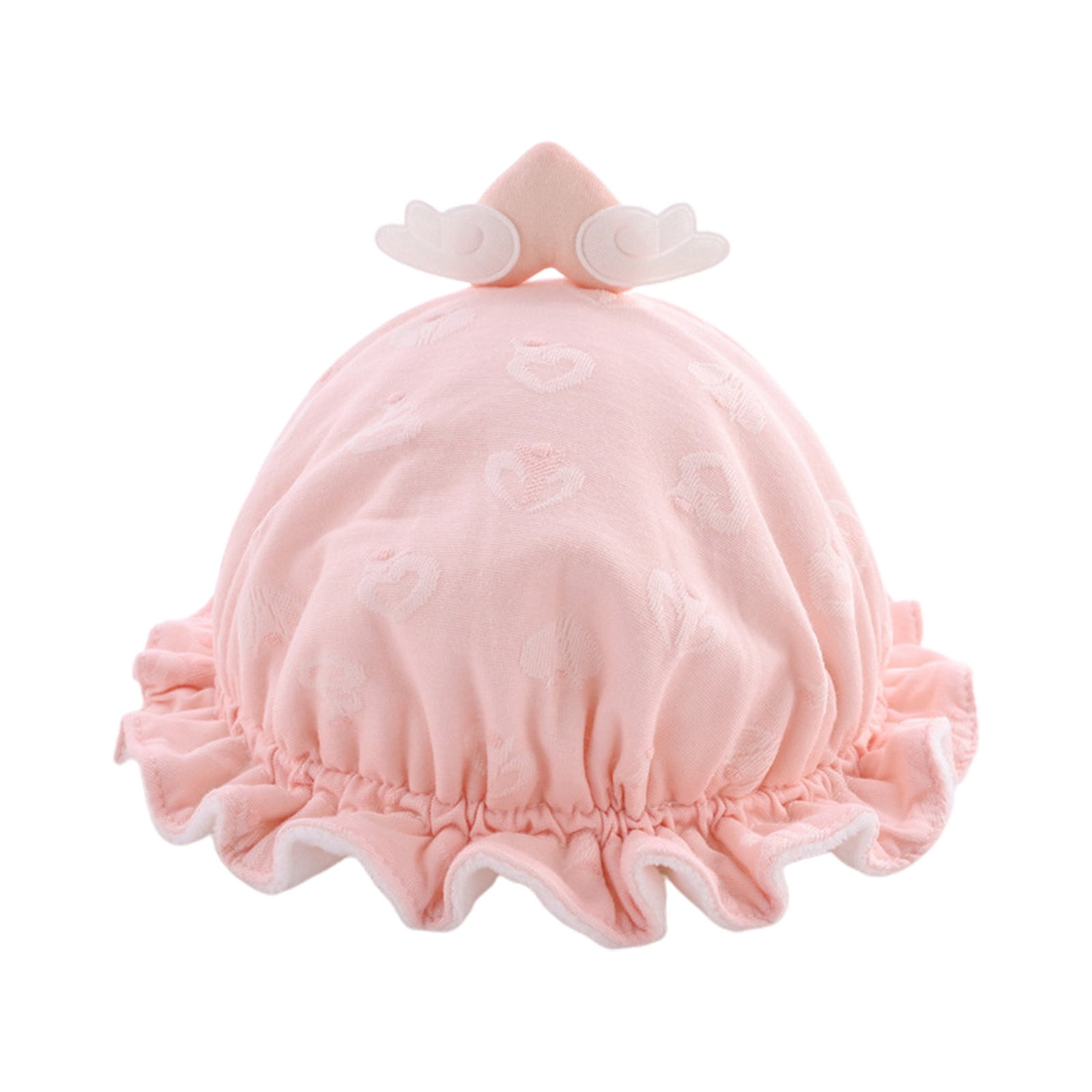 KONDYS Baby Heart Shaped Floppy Cotton Cap For Baby Boy And Girl (0 To ...