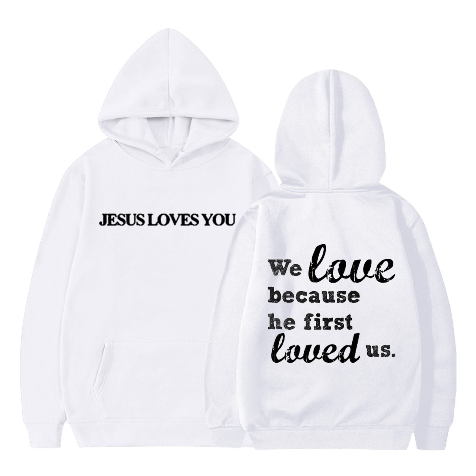 KONDYS Boys And Girls Casual Loose Cute Print Long Sleeve Hoodie Sport ...
