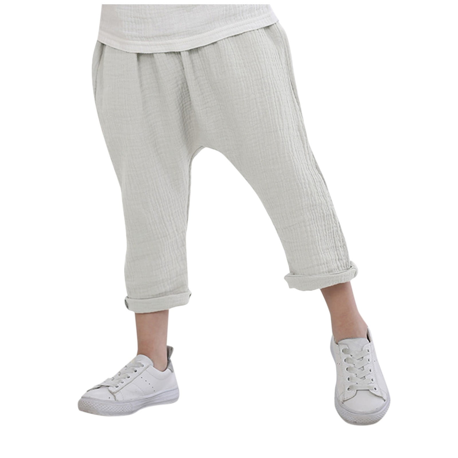 KONDYS Girl Solid Color Harem Child Pant Boy Toddler Pyjamas Baby ...