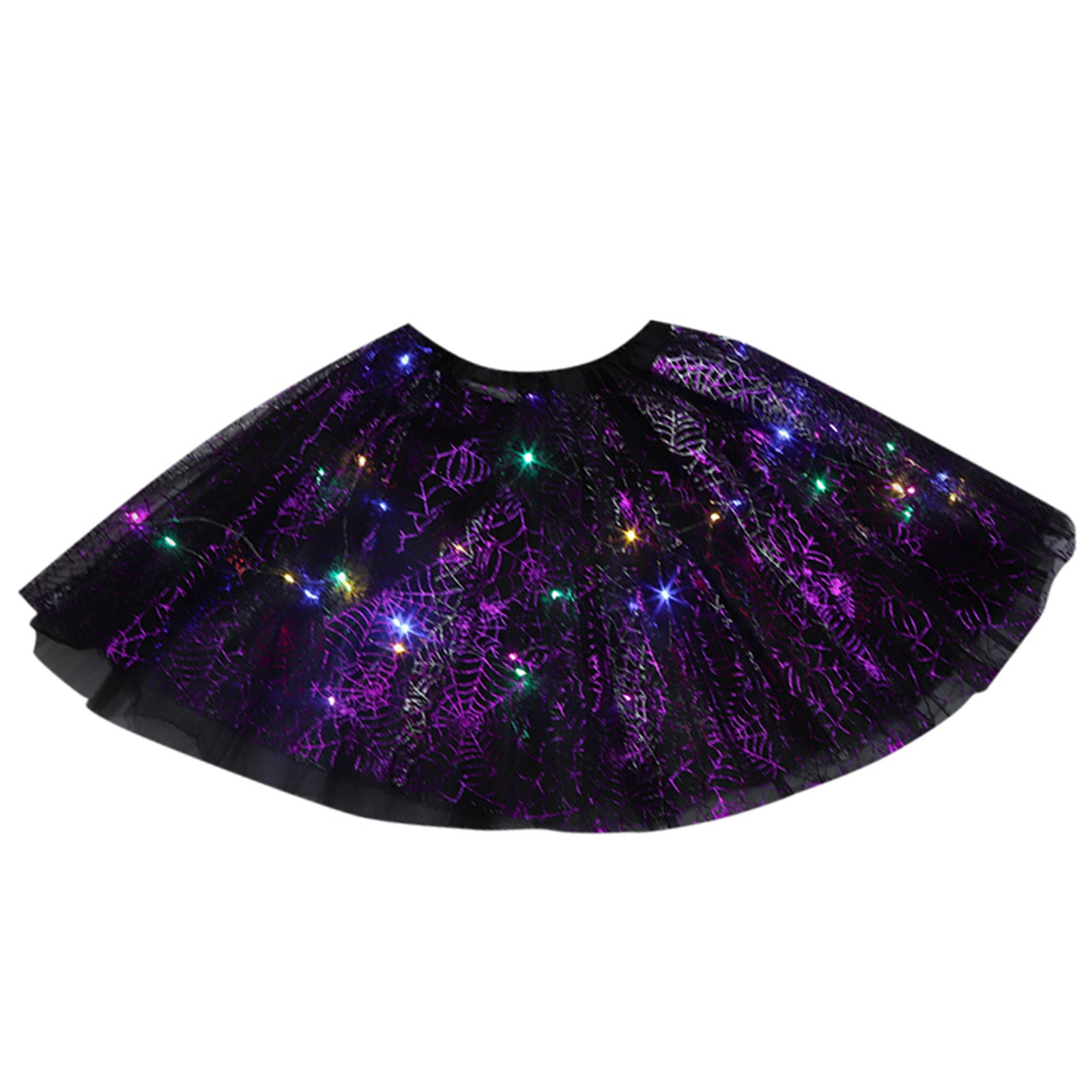 KONDYS Halloween Girl LED Tutu Skirt Light Up Tutu For Adult Women ...