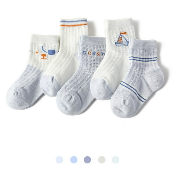 KONDYS Infant Socks Floor Socks Summer Socks Cartoon Thin Breathable ...