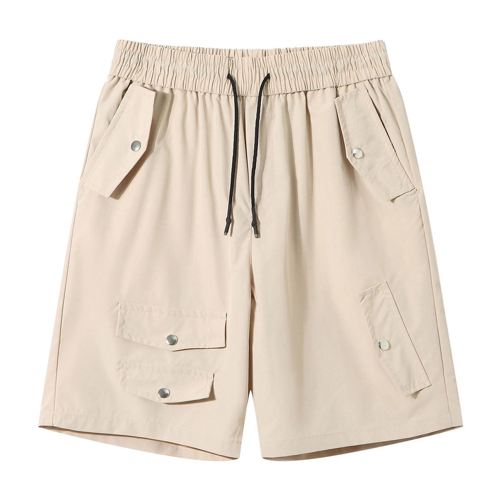 KONDYS Men Pants Classic Cargo Stretch Short Relaxed Fit Bottoms ...