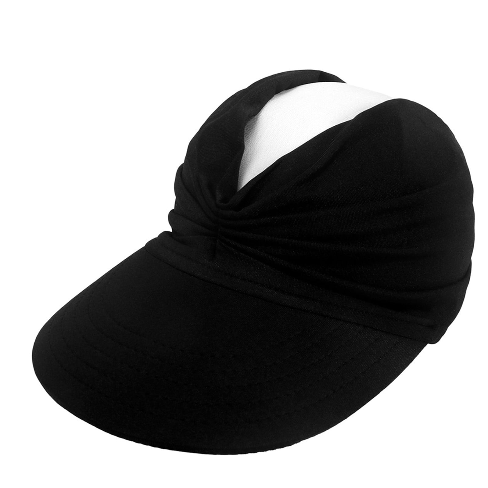 KONDYS Toddler Girl Visor Wide Hat Summer Face Outdoor Beach Shade ...