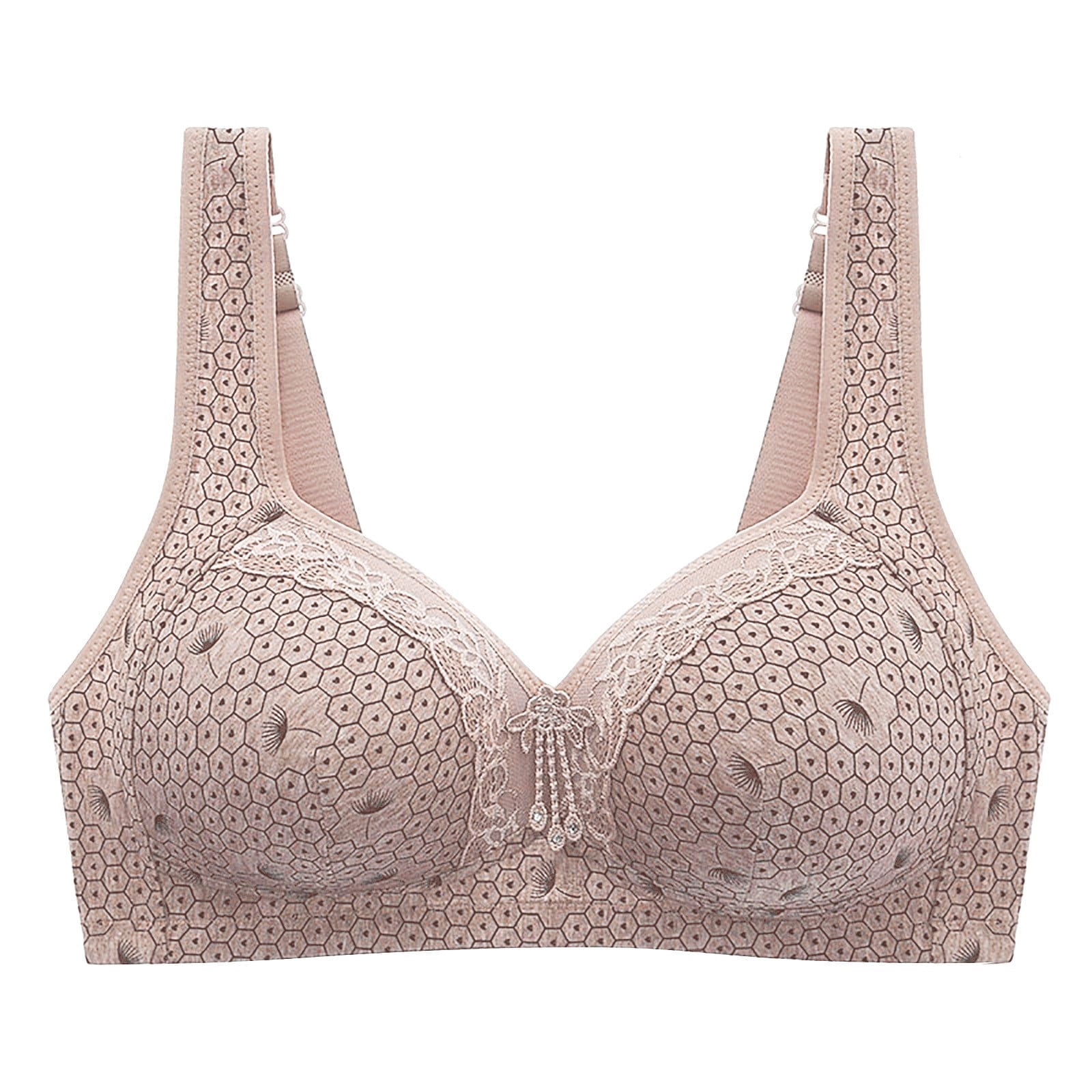 KONDYS Women Sexy Lace Back Button Shaping Cup Adjustable Shoulder ...