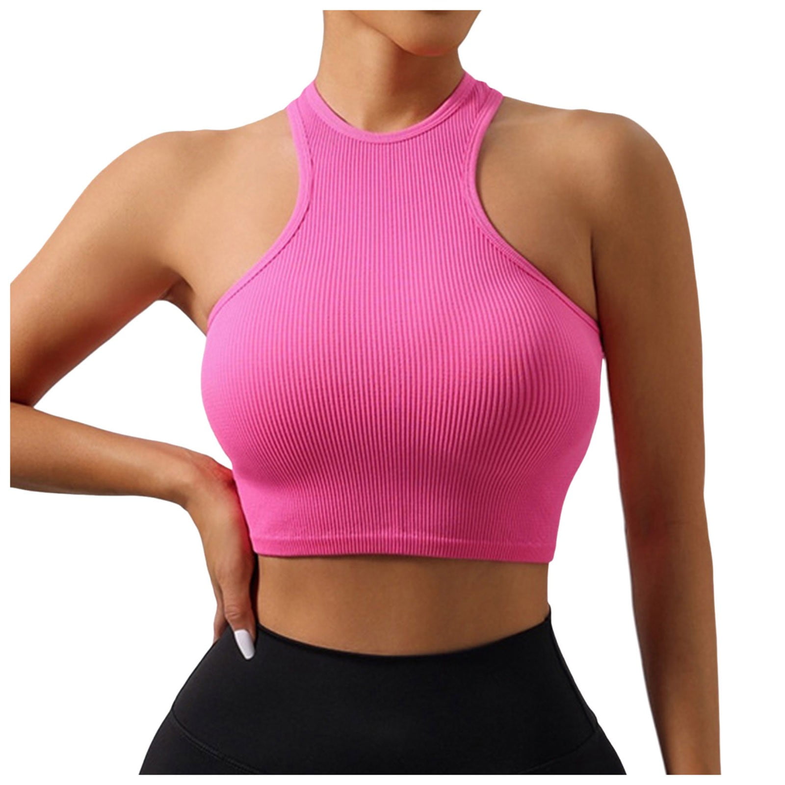 KONDYS Women's Bra Front Side Buckle Lace Wireless Movement Seamless Gathering Adjustment Yoga ...