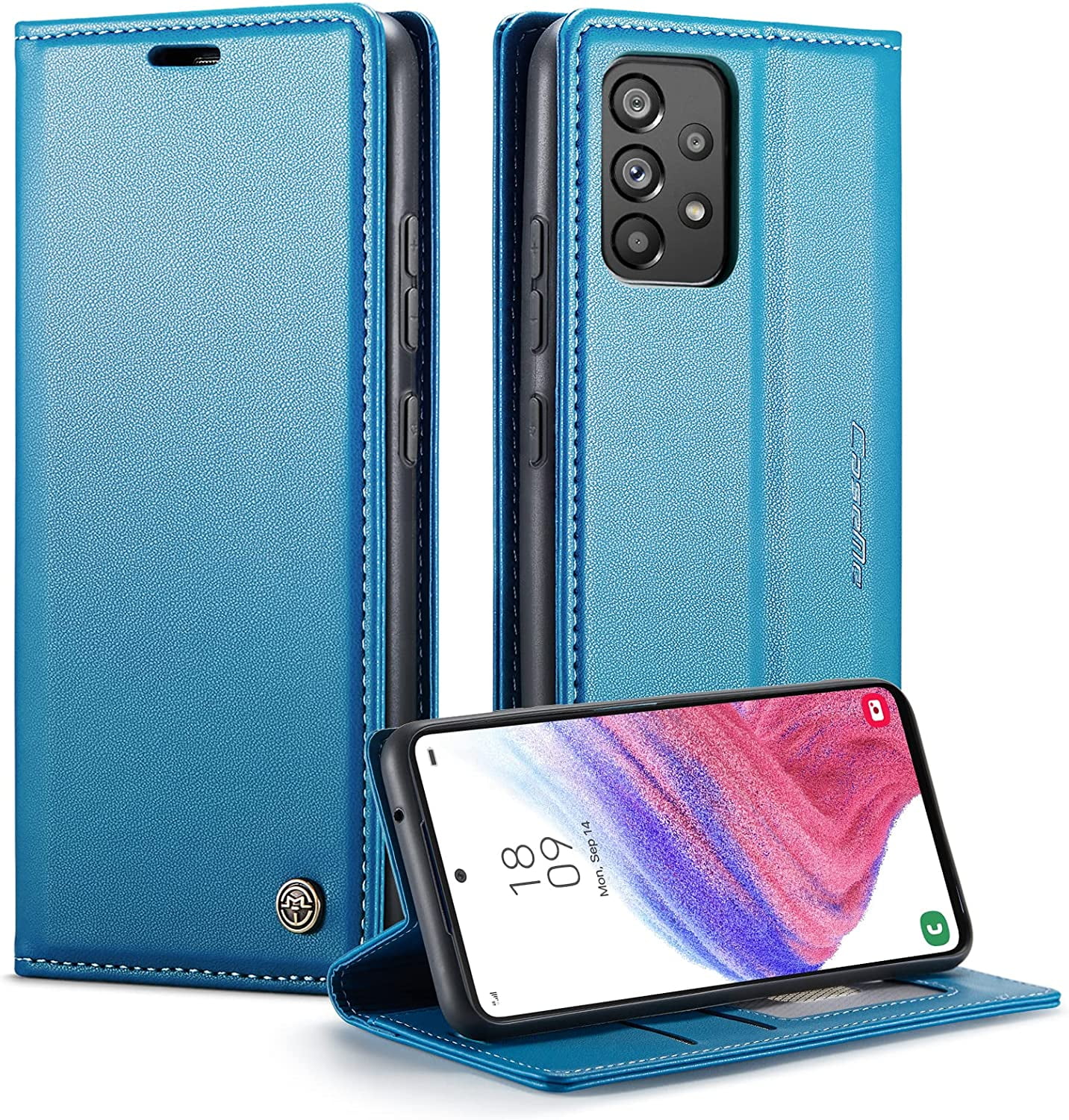 KONEE Phone Case Compatible with Samsung Galaxy A53 5G,Leather Case PU ...