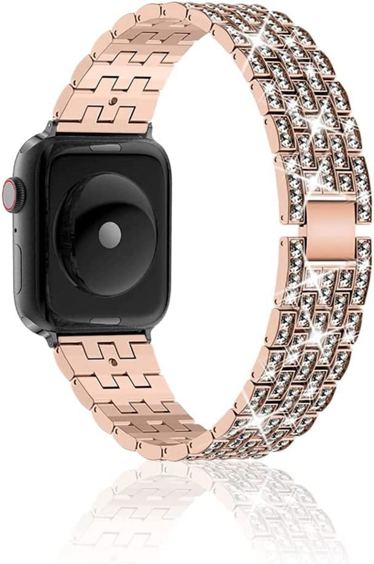 KONEE Stainless Steel Bnad Compatible with Apple Watch Series 8 7 41mm ...