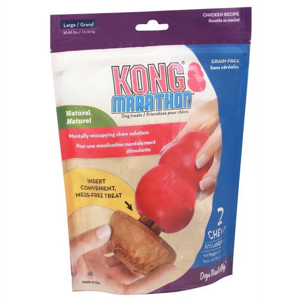 KONG Marathon Chicken Flavored Dog Chew Large - Walmart.com
