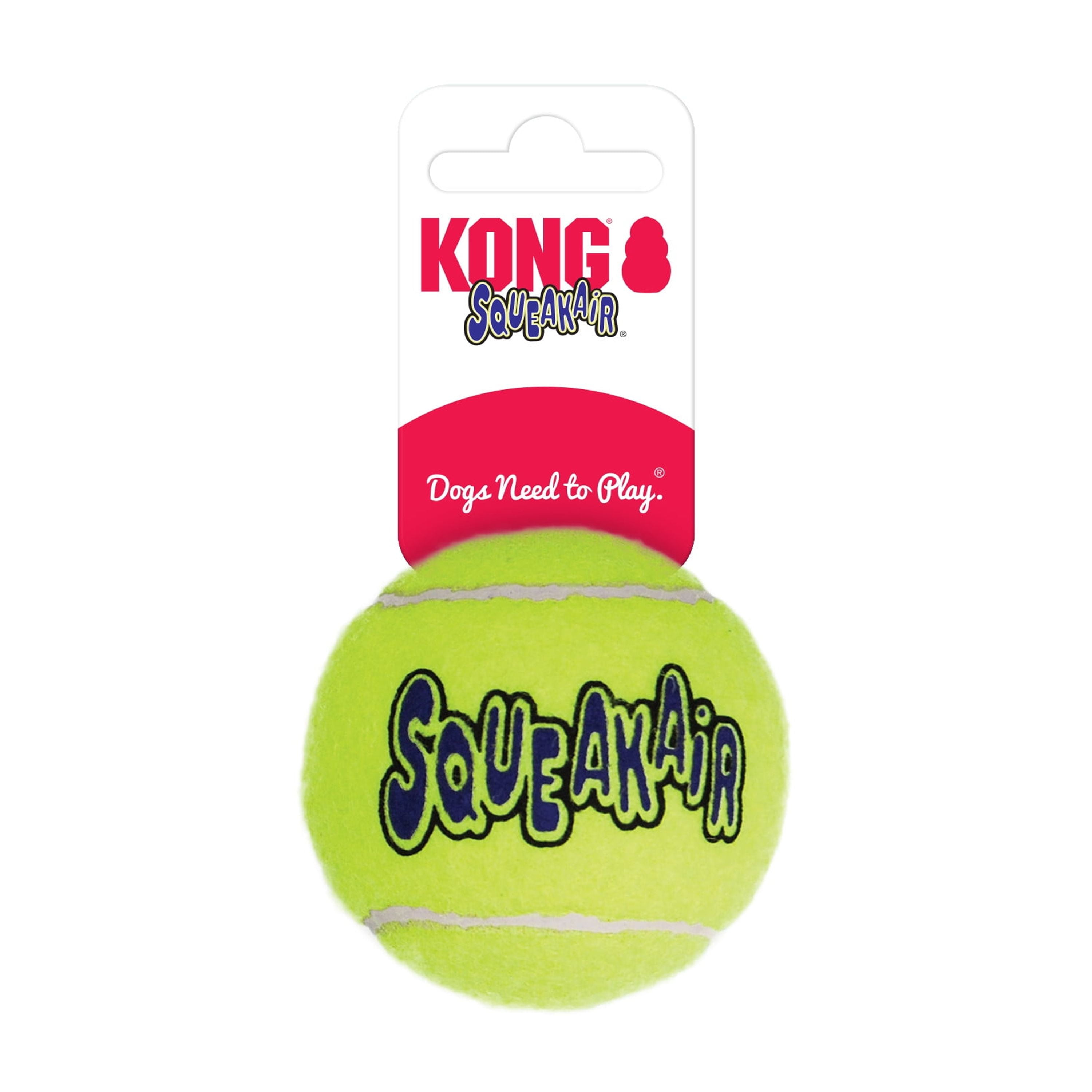 KONG Classic Airdog Medium Squeaker Ball Dog Toy - Walmart.com