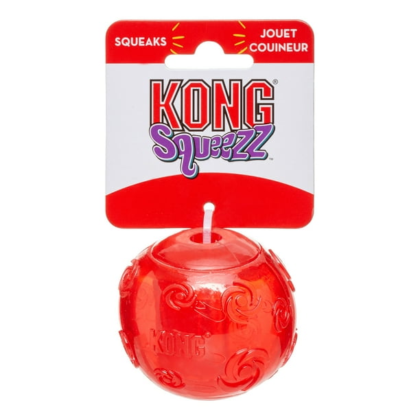 KONG Squeezz Ball Dog Toy, Medium, Assorted Colors - Walmart.com