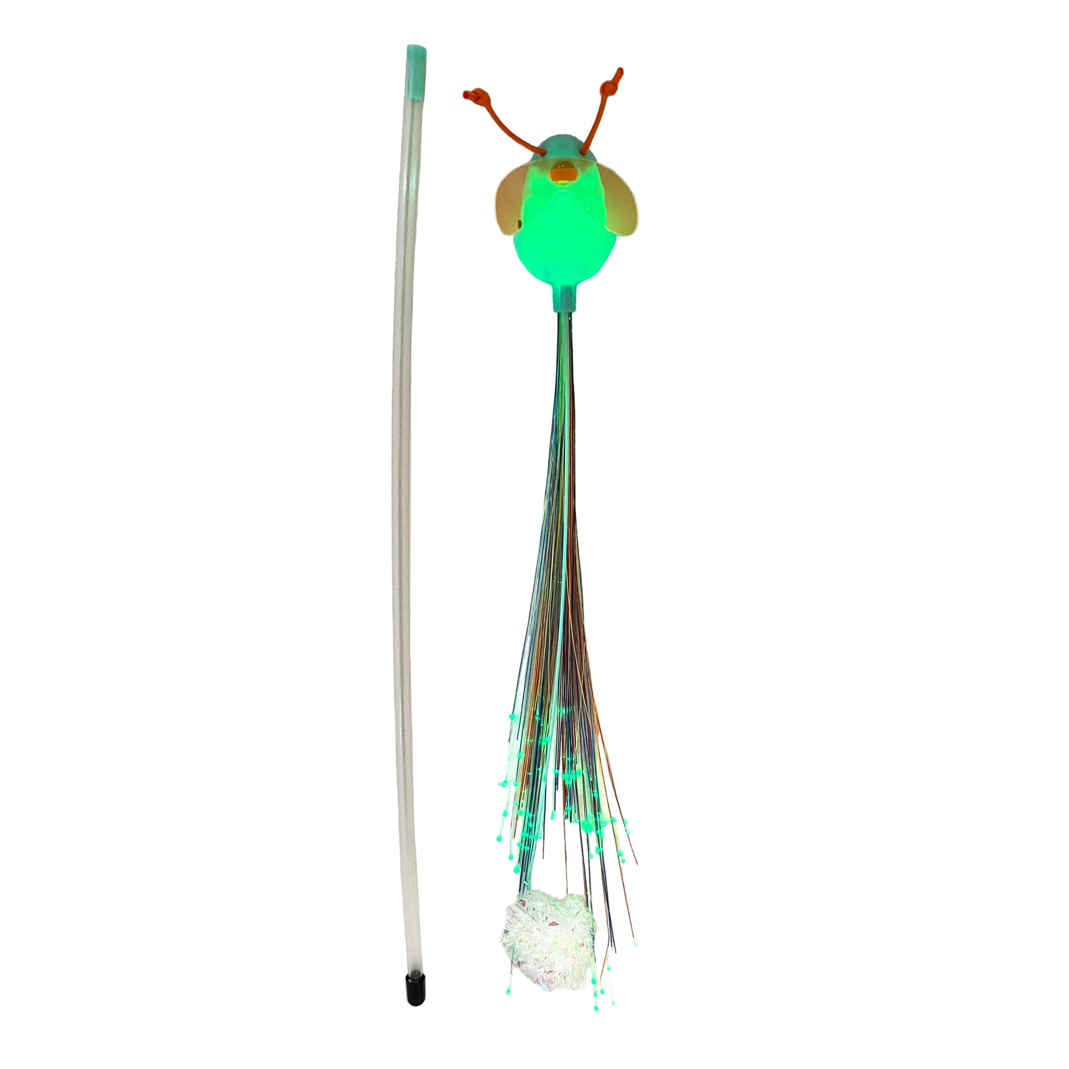 KONG® Teaser Glow Firefly Long Wand Cat Toy - Walmart.com