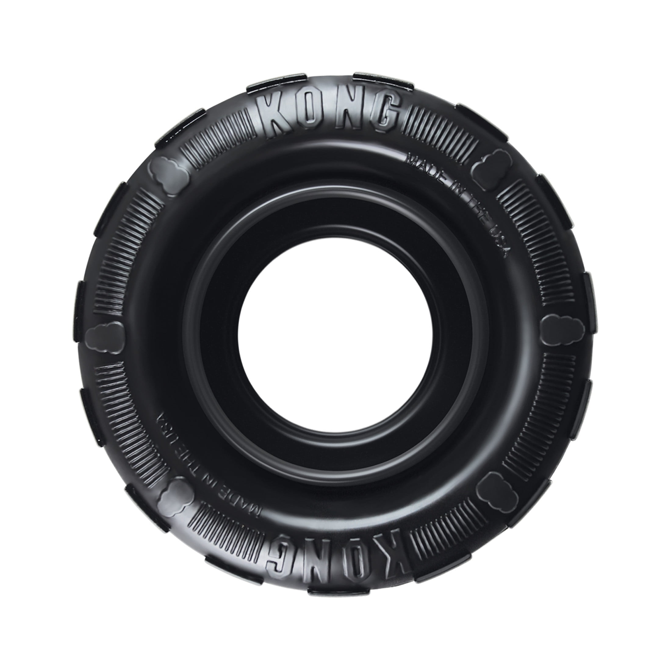 KONG® Extreme Tire Durable Dog Toy, Black, Small, for Dogs Up to 20 lbs ...