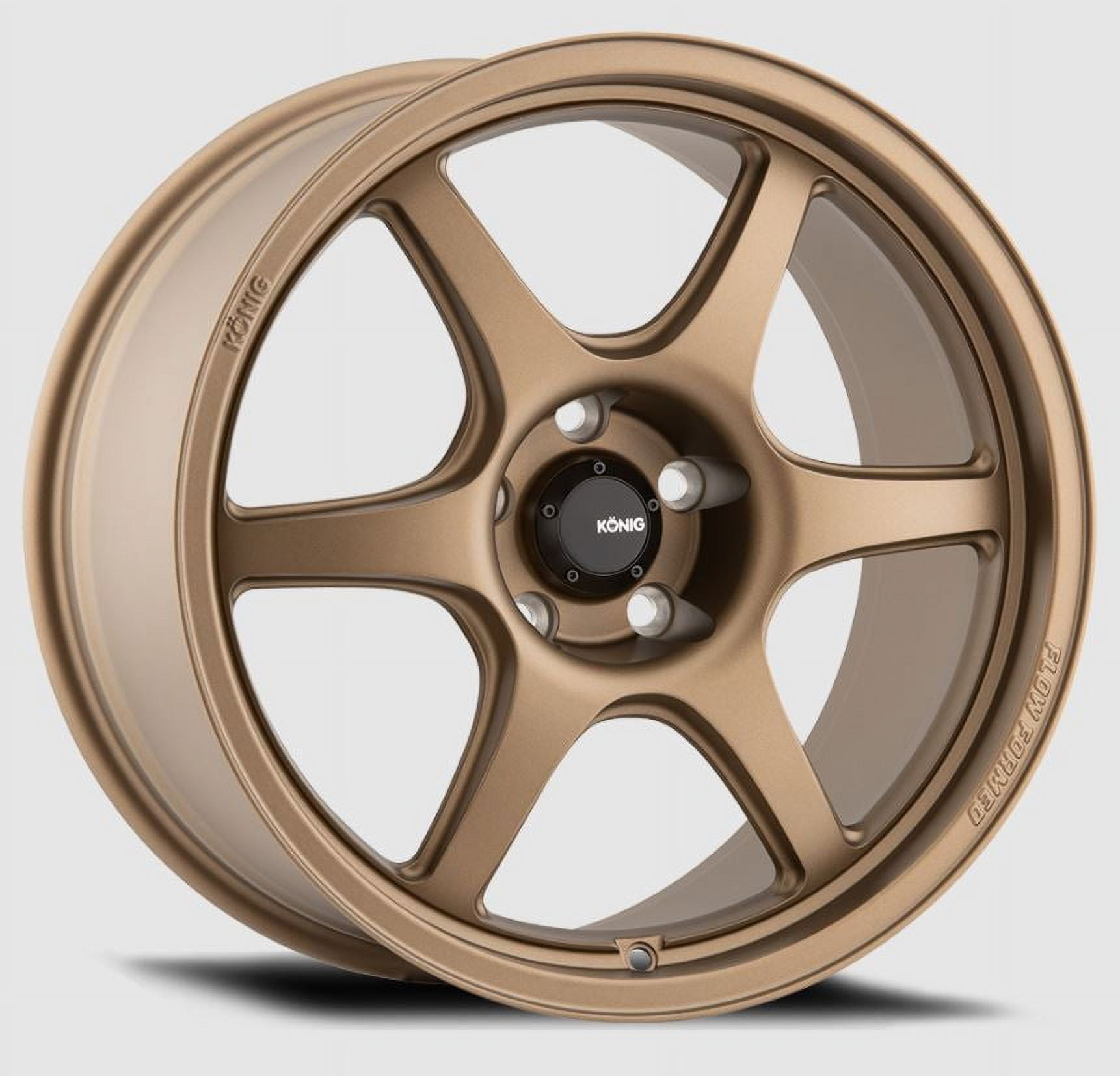 15x7.5 Konig 106BZ Hexaform Matte Bronze Wheel 4x100 (35mm) - Walmart.com