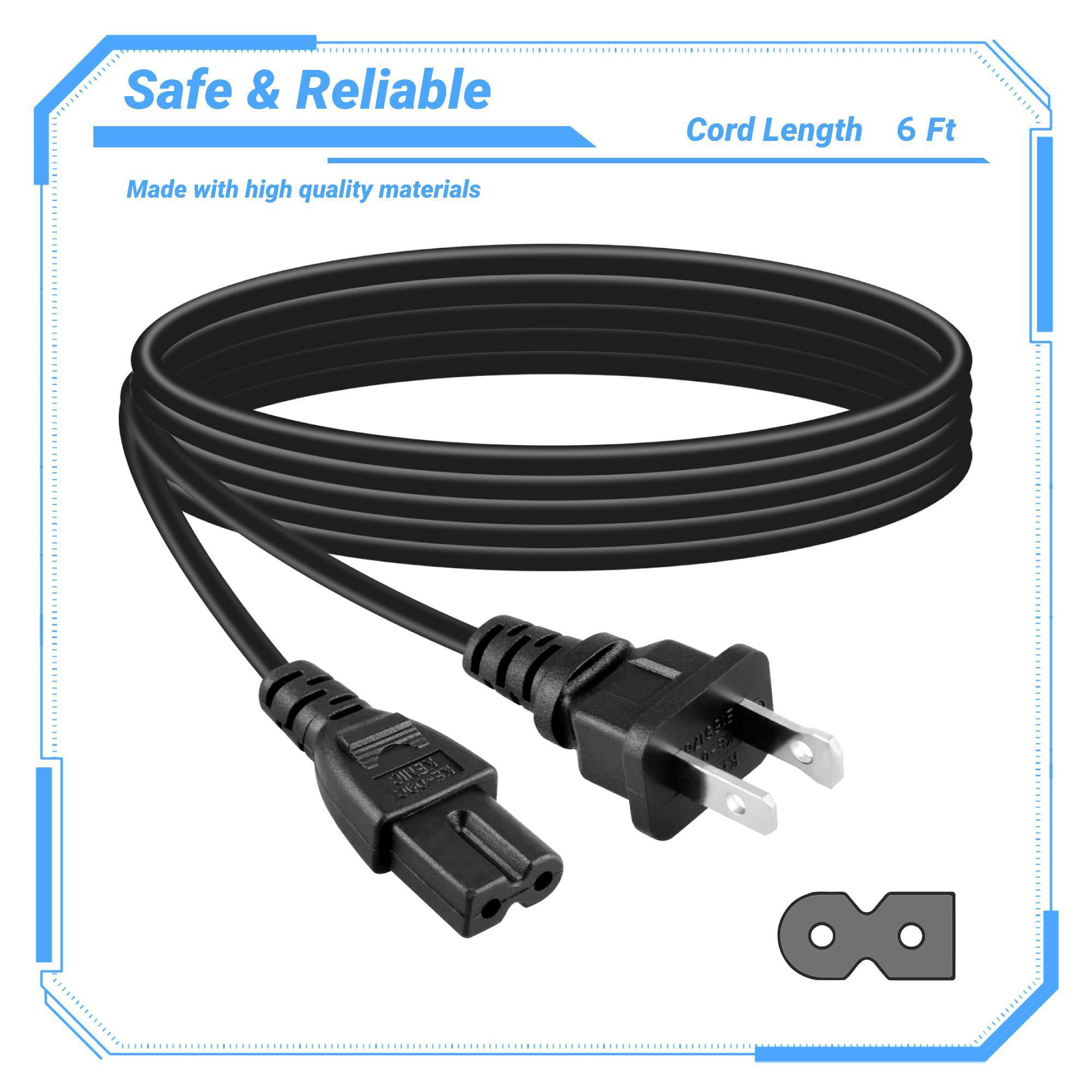 KONKIN BOO 2Prong Polarized Replacement For Panasonic SA-AK90 SA-AK91 ...